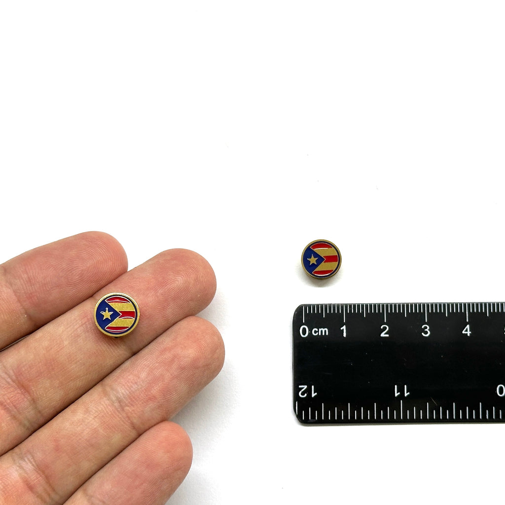 Bandera de Puerto Rico, Stainless Steel, Beads – Deer Beads Store