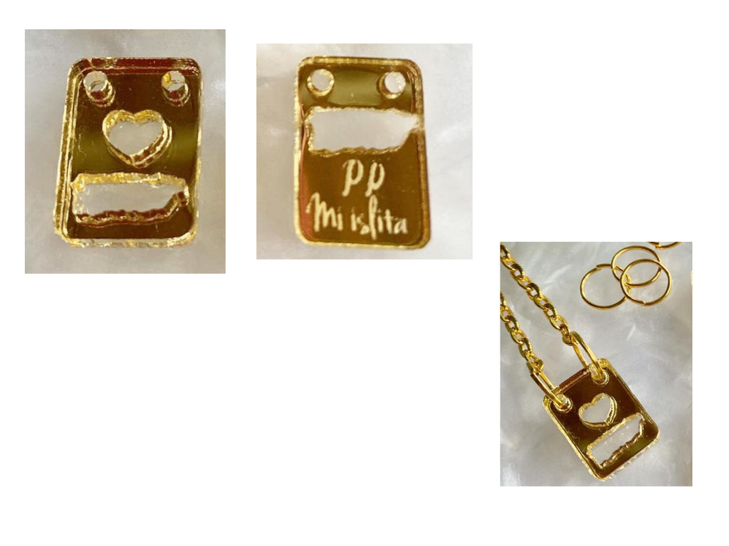 Puerto Rico, Colgante en Acrílico – Deer Beads Store